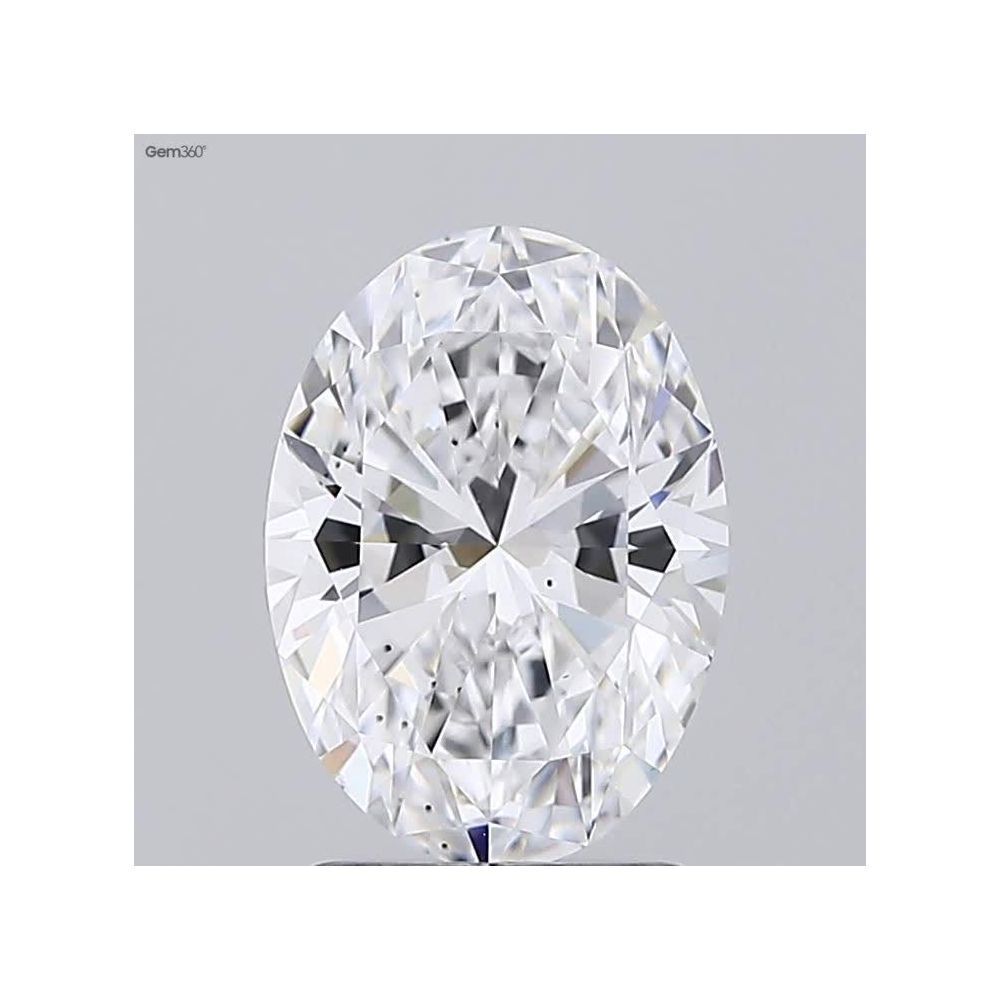 Oval 1.81 Carat Lab Grown Diamond, D, SI1, IGI lg523264764